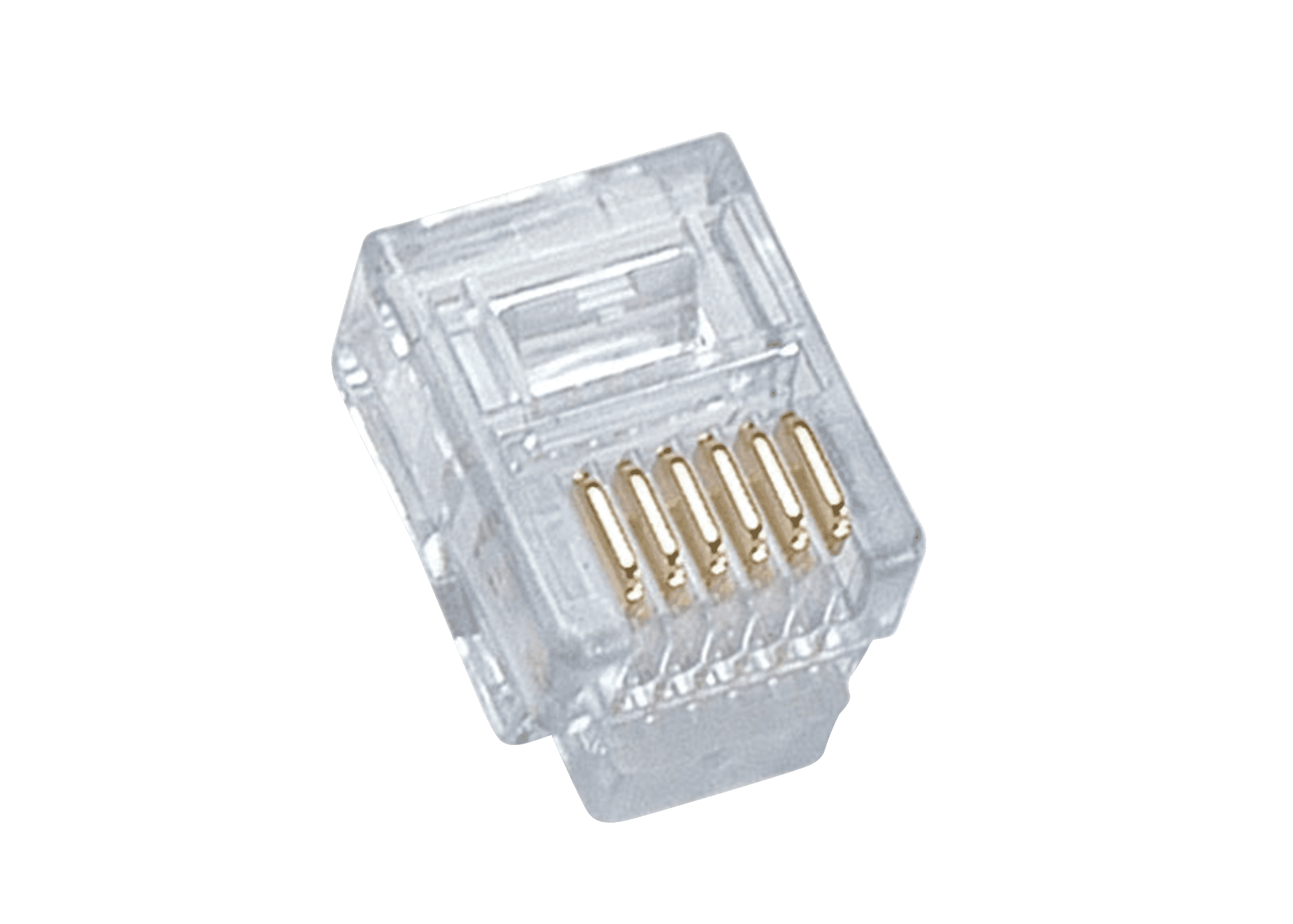 6P6C RJ12 FCC Crimp Plug (10 pack)