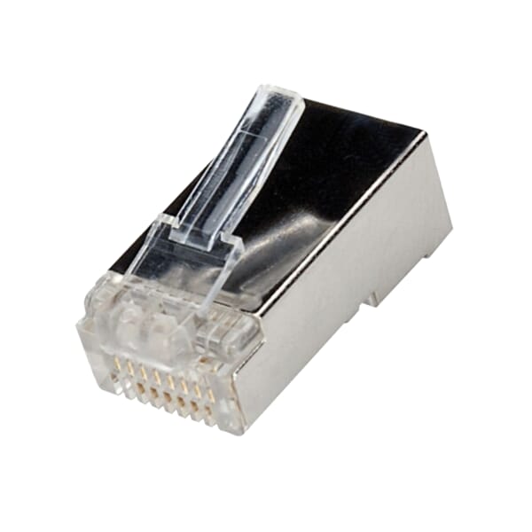Cat 6 Premium FTP Shielded RJ45 Modular Plugs for Stranded Wire (10pc)