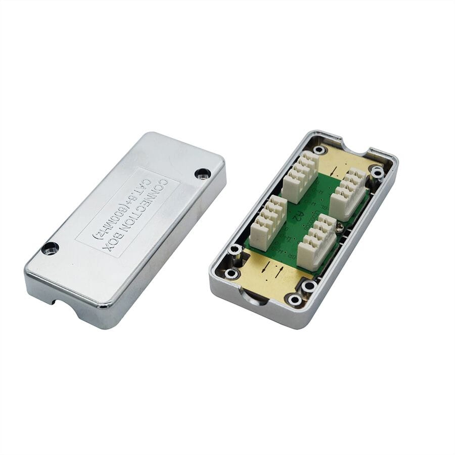 Category 6A STP Shielded inline junction box | Connectec.uk
