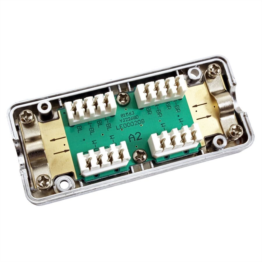Category 6A STP Shielded inline junction box | Connectec.uk