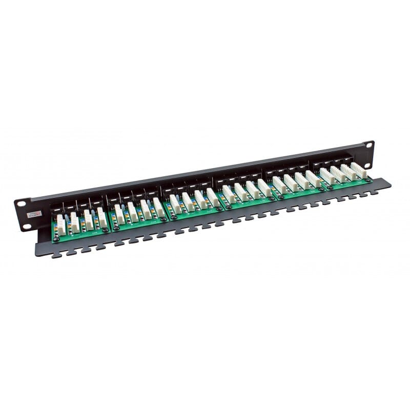 24 Port Cat 6 UTP CCS 20/20 Right Angle Patch Panel | Connectec.uk