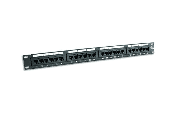 24 Port Cat 5e UTP IDC Patch Panel 1U 19" | Connectec.uk