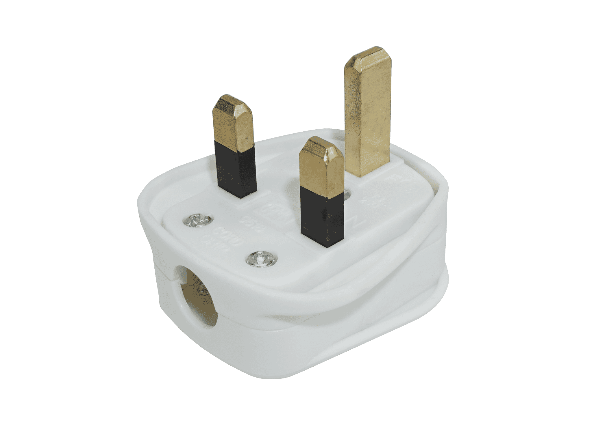 SMJ 13A Fused 3Pin UK Mains Plug White