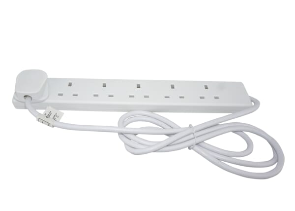 Deta 6 Gang 2m 13A Individually Switched Extension Lead