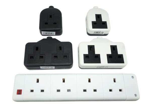 230v Mains Extension Lead Trailing Socket Connectec Uk