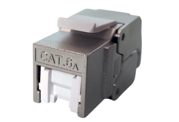 TUK Category 6A Keystone Socket with Cable Clamp