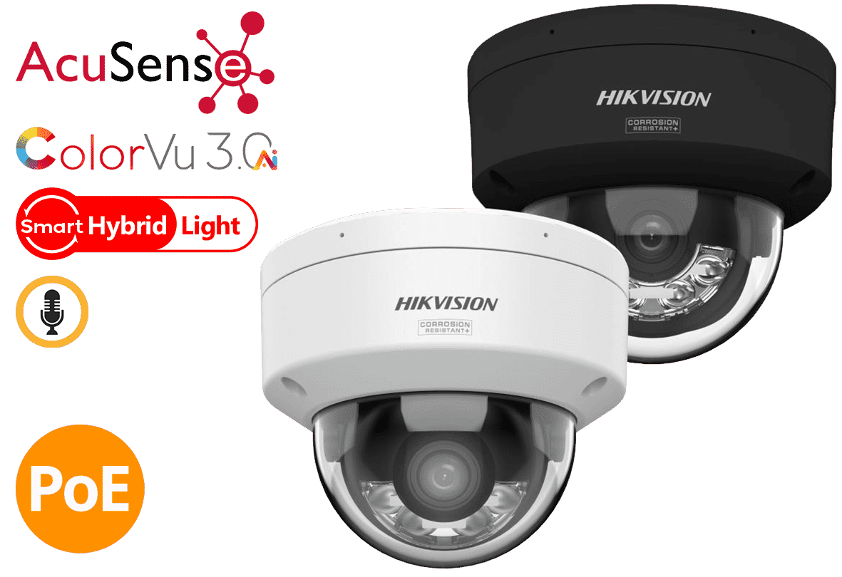 Hikvision DS-2CD2147G3-LIS2UY 4MP Hybrid Light ColorVu 3.0 Fixed Dome ...