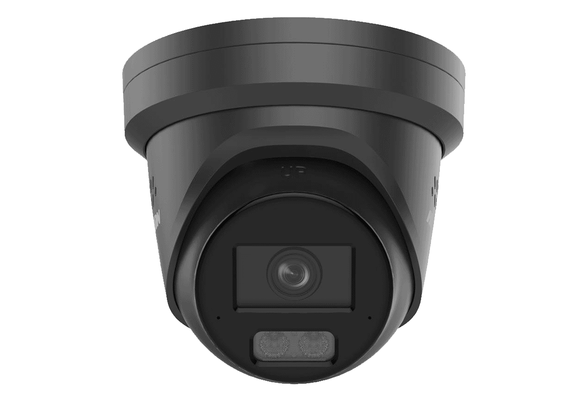 Hikvision DS-2CD2347G3-LIS2UY(2.8mm) BLACK 4MP Hybrid ColorVu Turret Camera