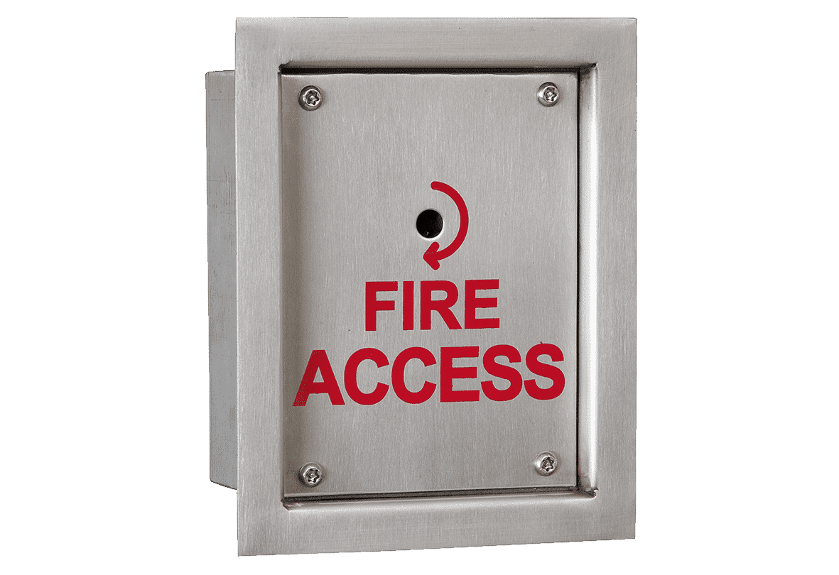 RGL FMS-FLUSH Stainless Steel Fireman's Switch in a Flush Housing