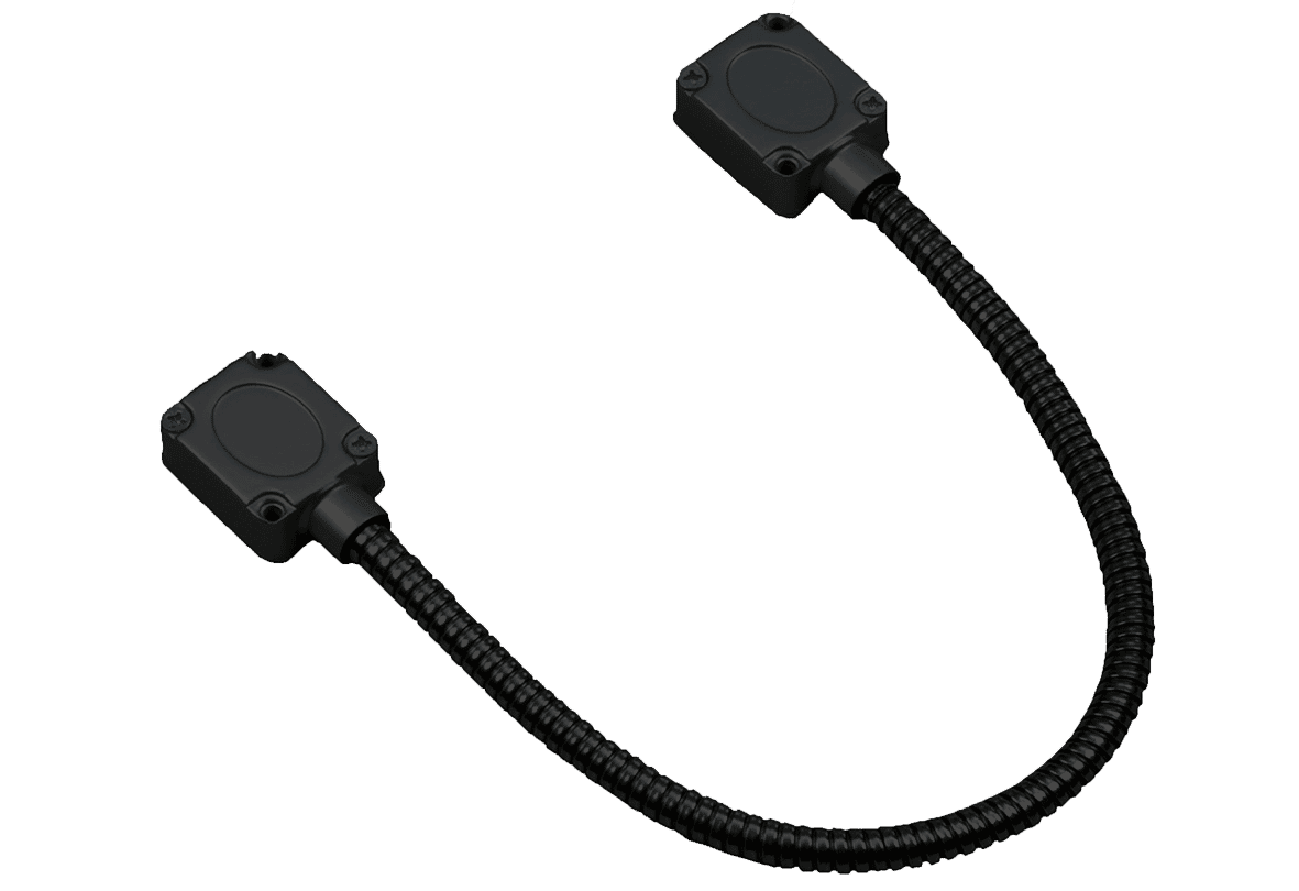 RGL MBK-DL01 Matt Black Metal Armoured Door Loop 450mm