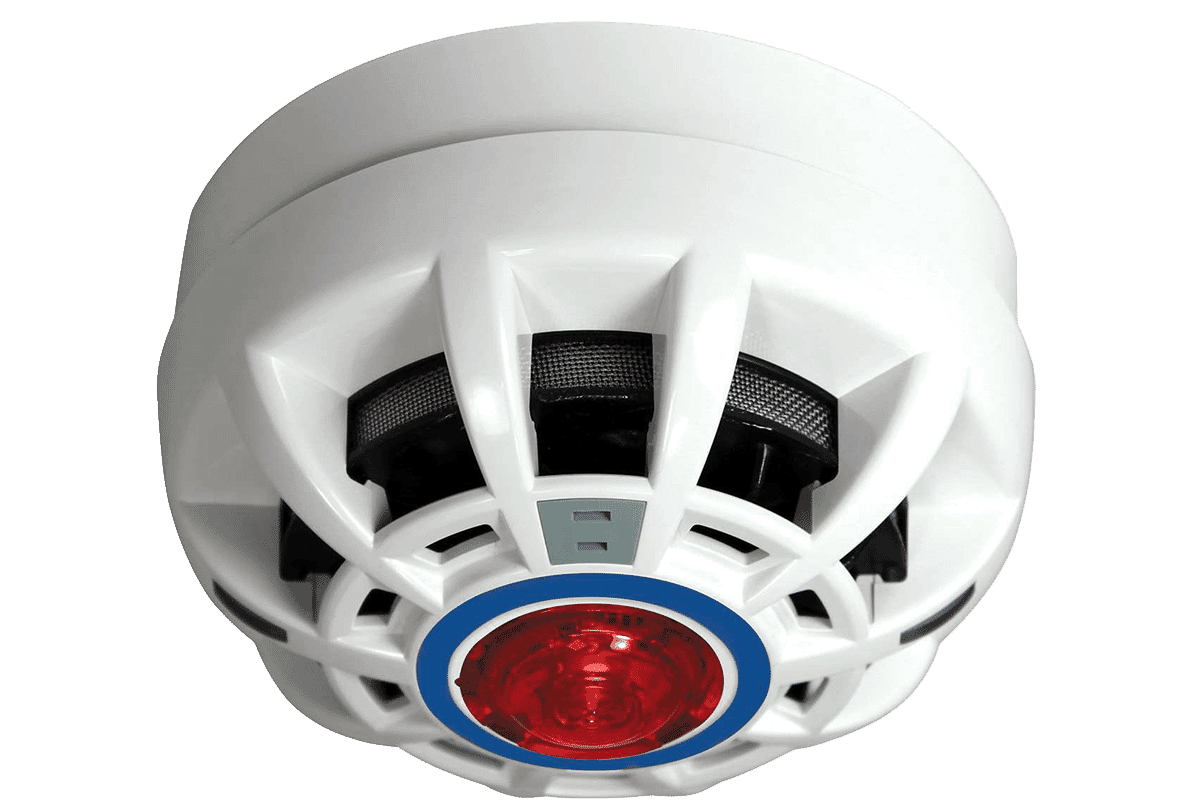 C-TEC CAST-PRO Smoke + Heat Multisensor, Tone Sounder, Red VAD - White