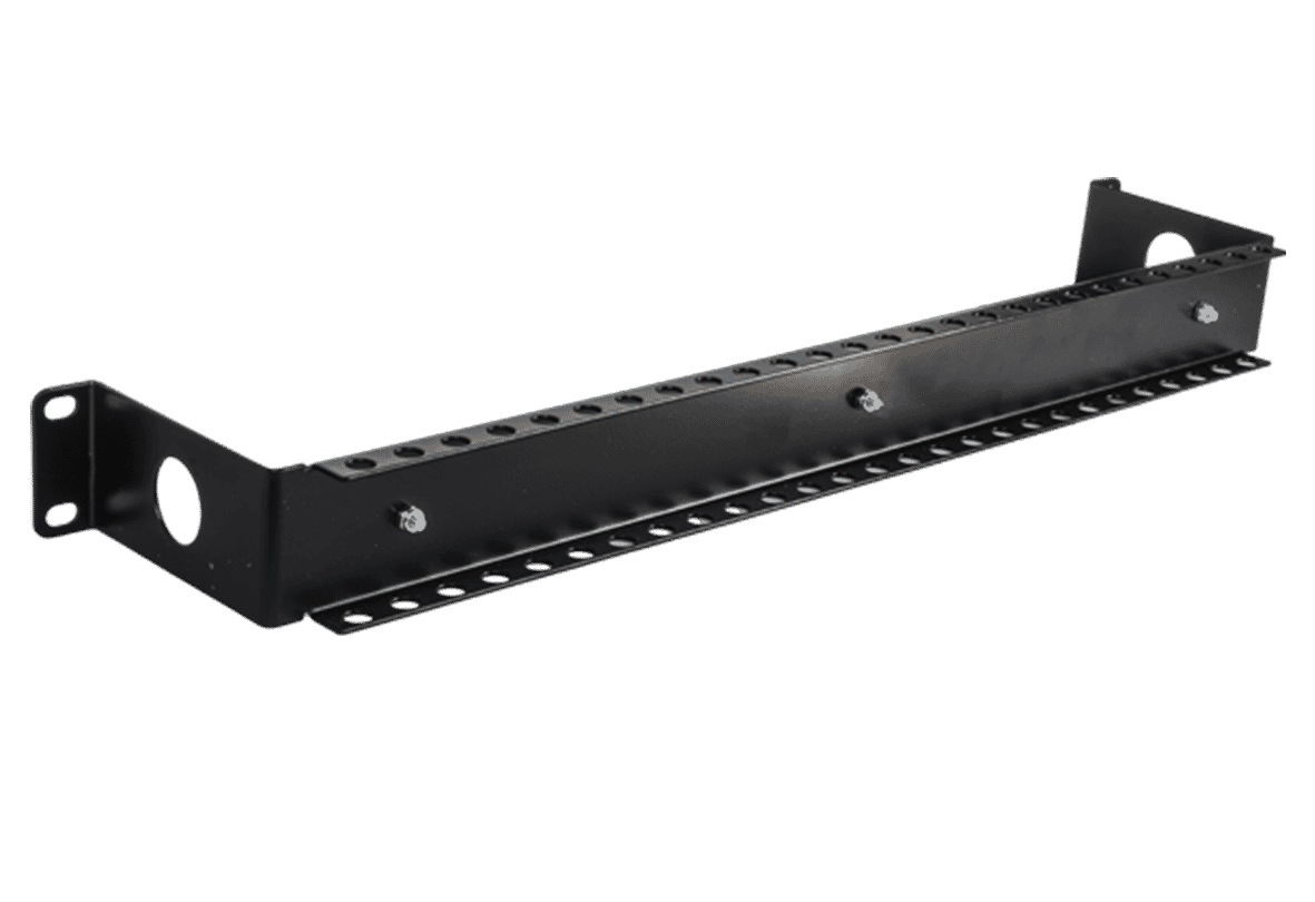 TUK 19” 1U Recessed Rack Mount DIN Rail Panel