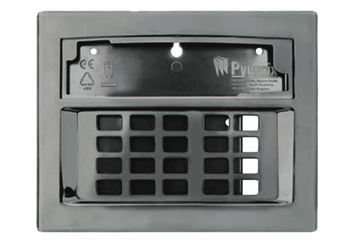 Pyronix Euro Keypad Casing Brushed Chrome