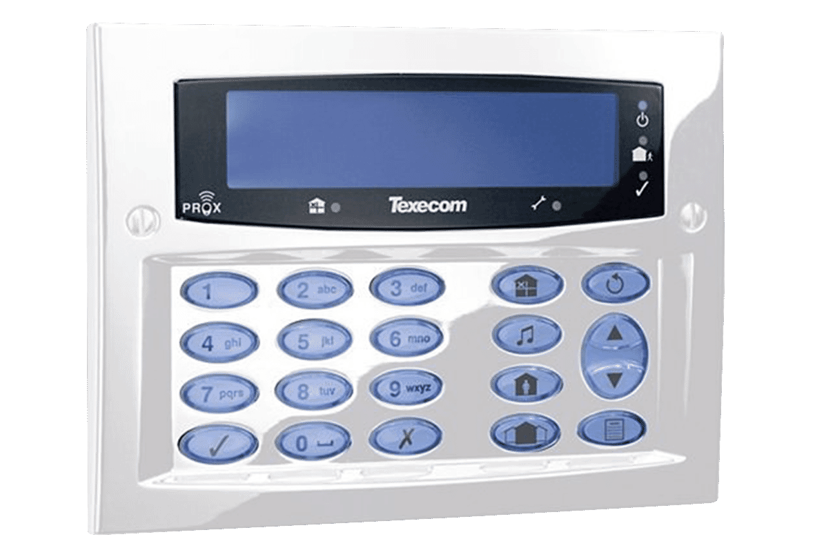 Texecom DBD-0170 Premier Elite FMK Diamond White - Flush Mount Keypad