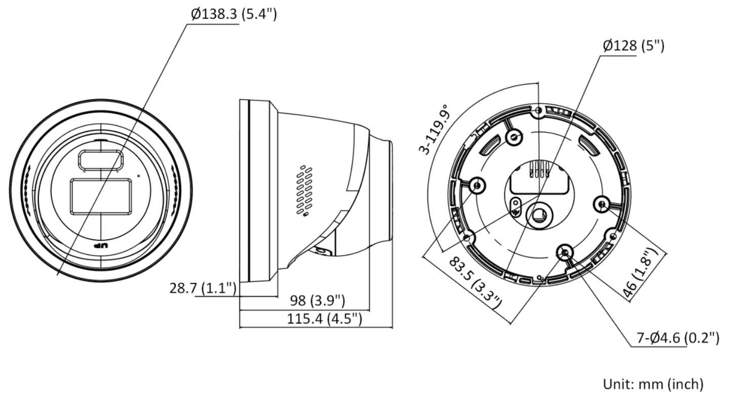 Hikvision DS-2CD2386G2H-IS2U/SL 8MP 4K IP Acusense Audio 2.8mm