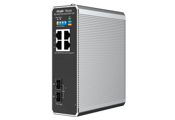 Ruijie RG-NIS2100-4GT2SFP-HP 6-Port Cloud Managed Industrial Switch