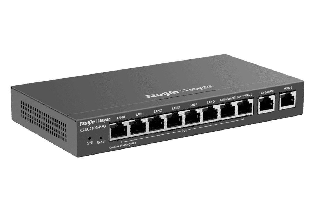 Ruijie RG-EG210G-P-V3 Reyee Cloud Managed PoE Router