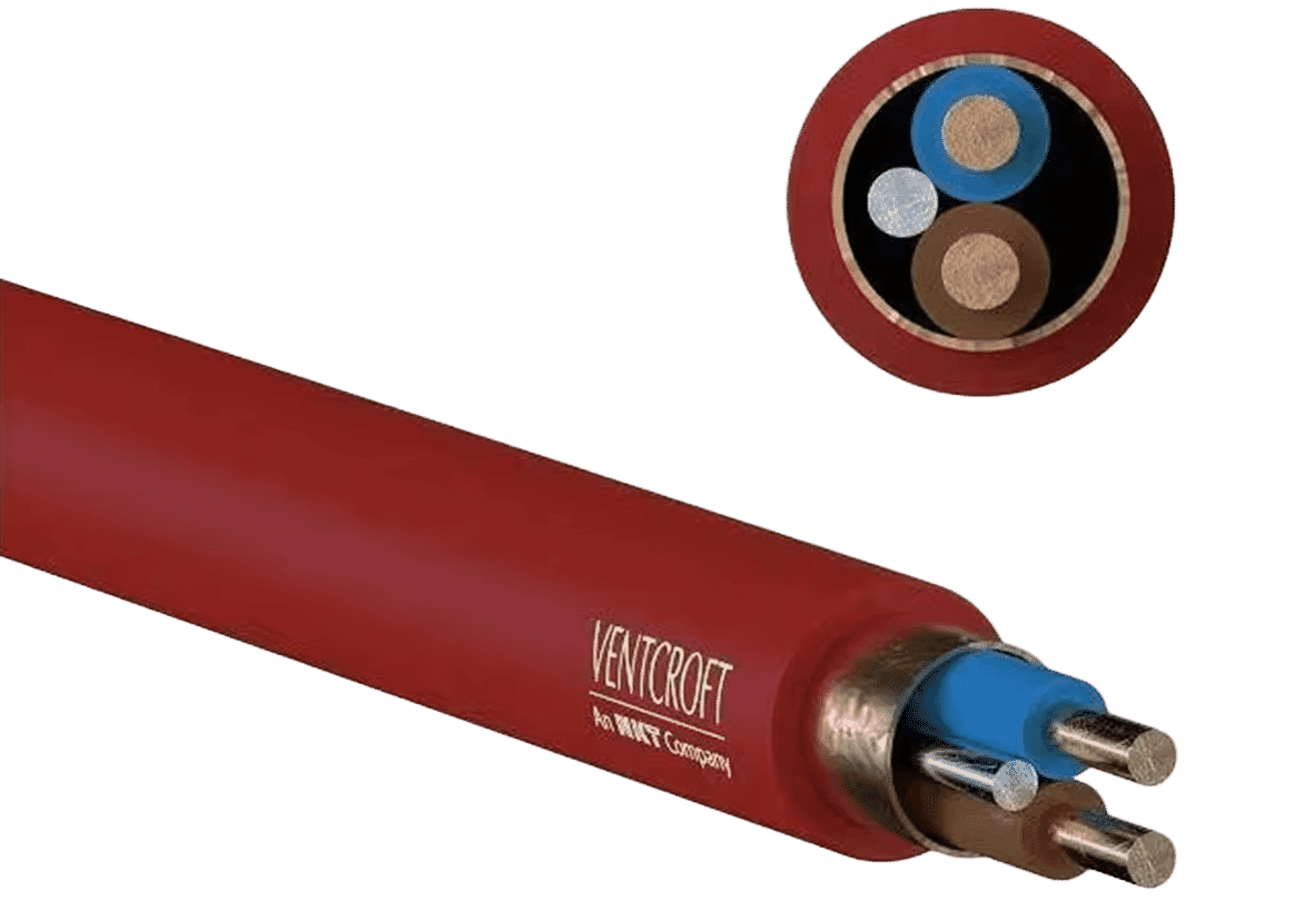 Ventcroft VFP-215ERD NoBurn 2-Core 1.5mm² Fire Performance FP Cable ...