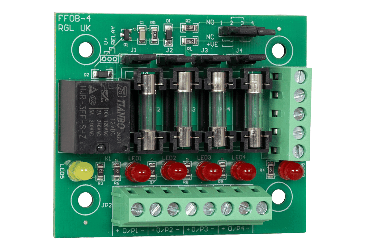 RGL FFOB-4 Fire Fused Output Module (4 Fused Outputs)
