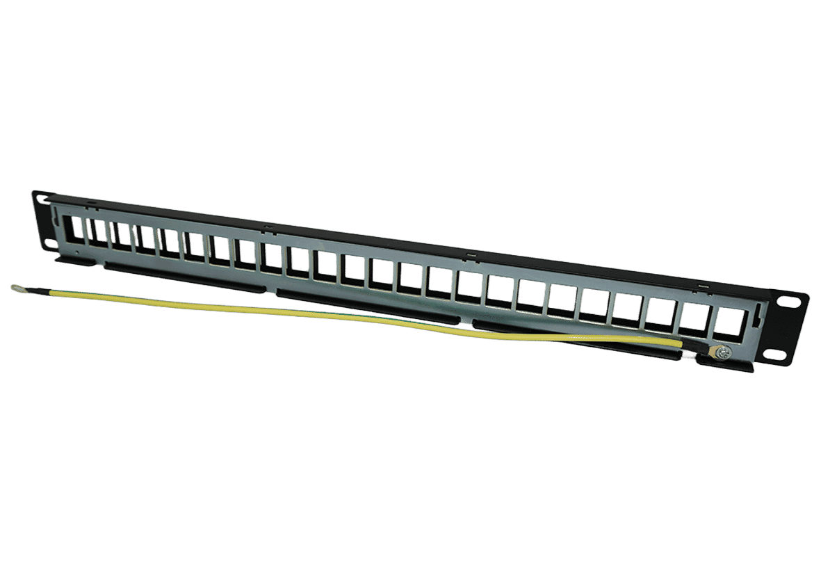 Kauden Cat 6A Unpopulated 24 Port Patch Panel