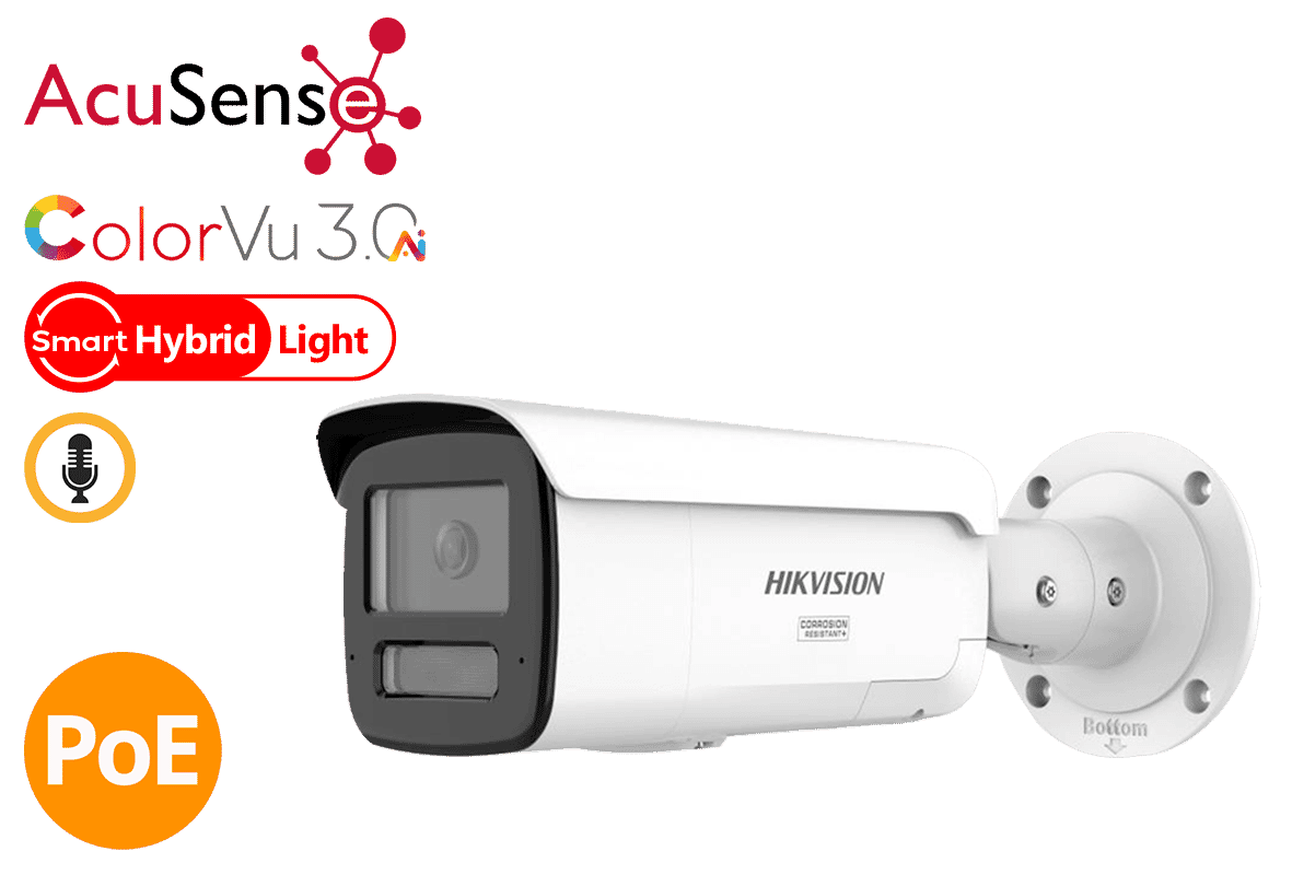 Hikvision DS-2CD2647G3-LIZSY (2.8-12mm) 4MP Vari Bullet Camera IR Mic ...