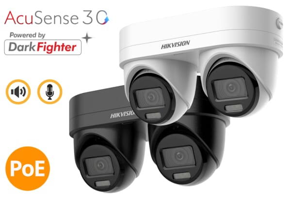 Hikvision DS-2CD2346G3D-IZ2UY/SL Pro 4MP Dual Lens Zoom IP Turret 2.8 ...