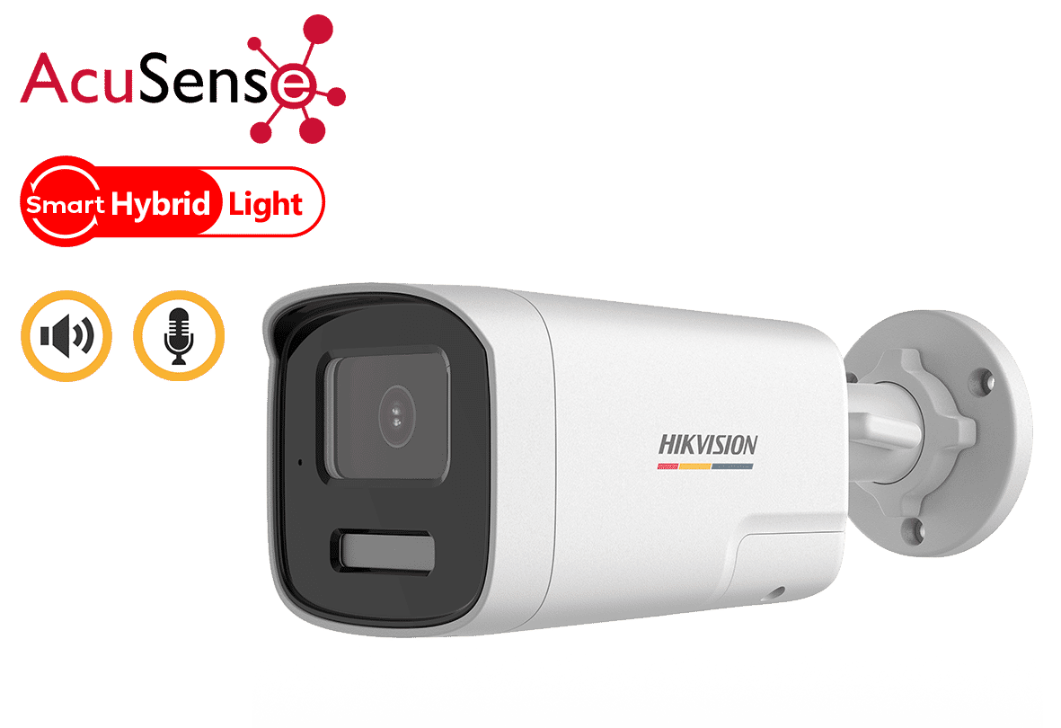 Hikvision DS-2CE12KF0T-LTS 3K Two Way Audio Fixed Bullet Camera - 2.8mm