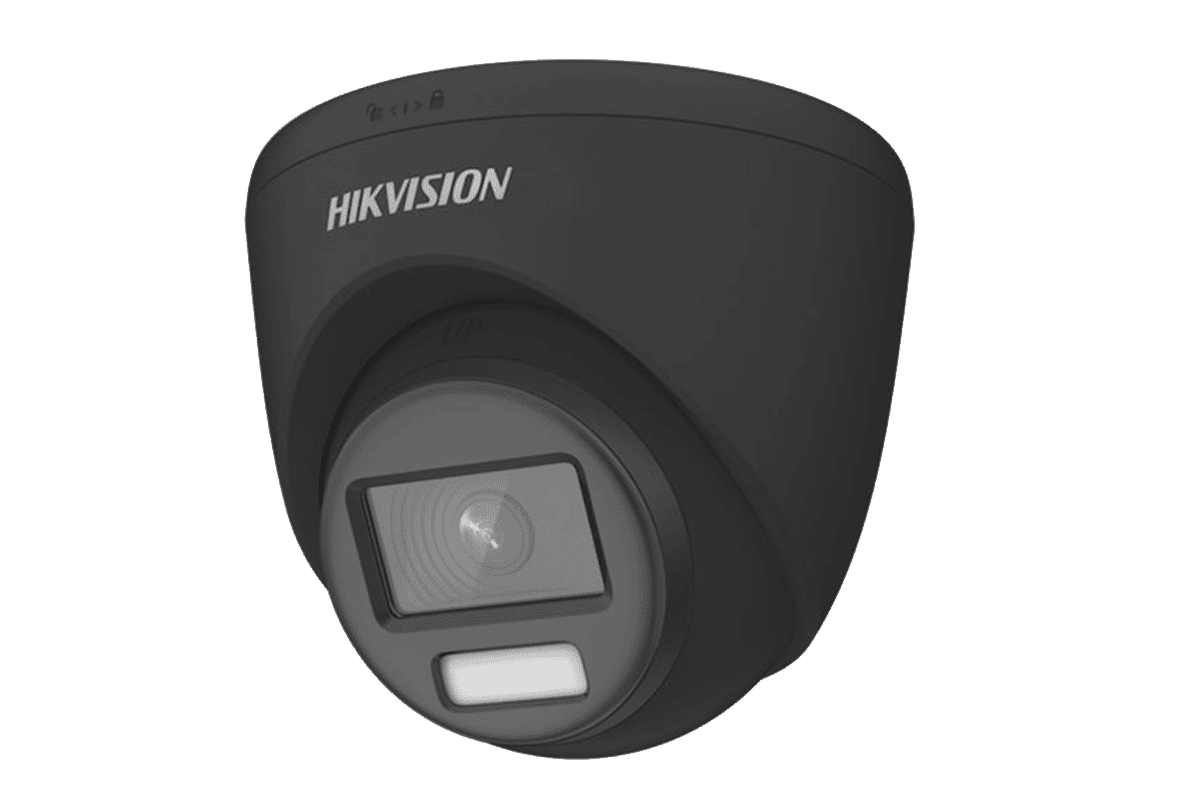Hikvision DS-2CE72KF0T-LTS BLACK 5MP 3K Two Way Audio Fixed Turret ...