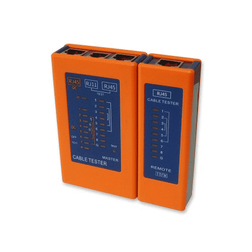 Kauden RJ45 & RJ11 Network Cable Tester with Single Head RJ45 "QC" Plug ...