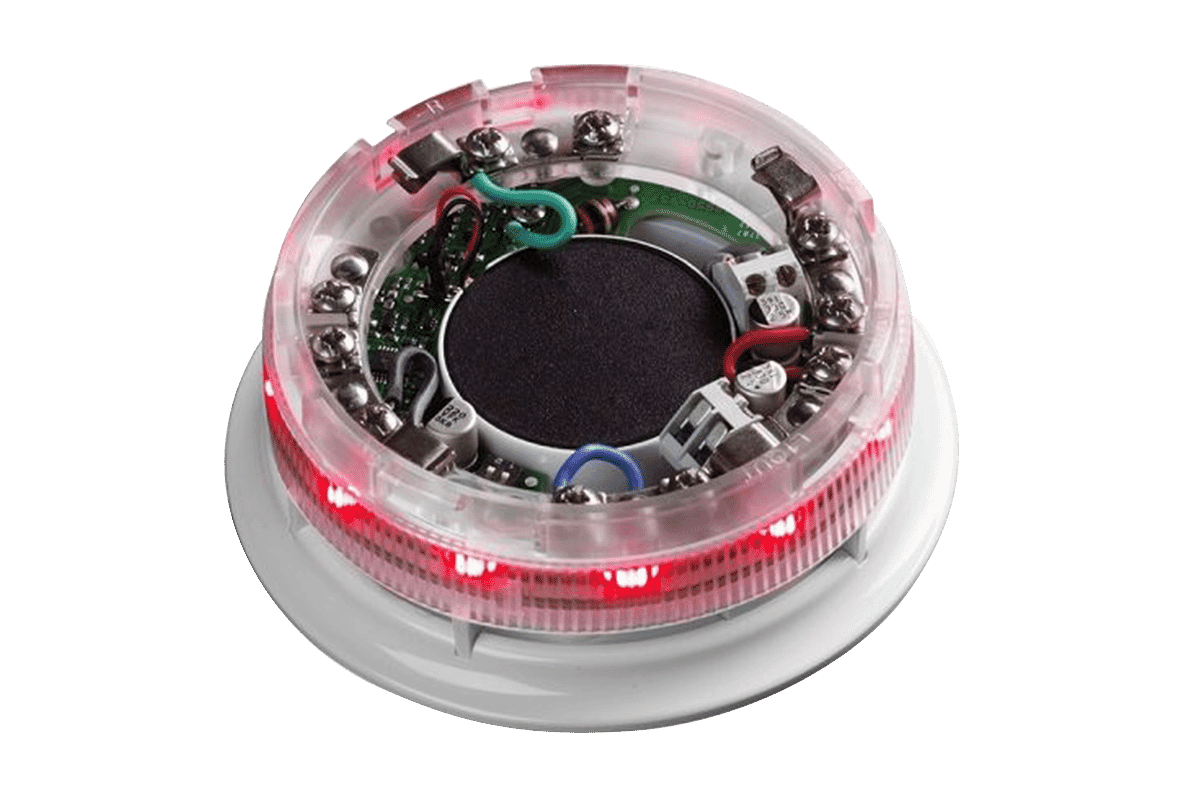 Apollo AlarmSense Sounder VID Base (Red Flash)