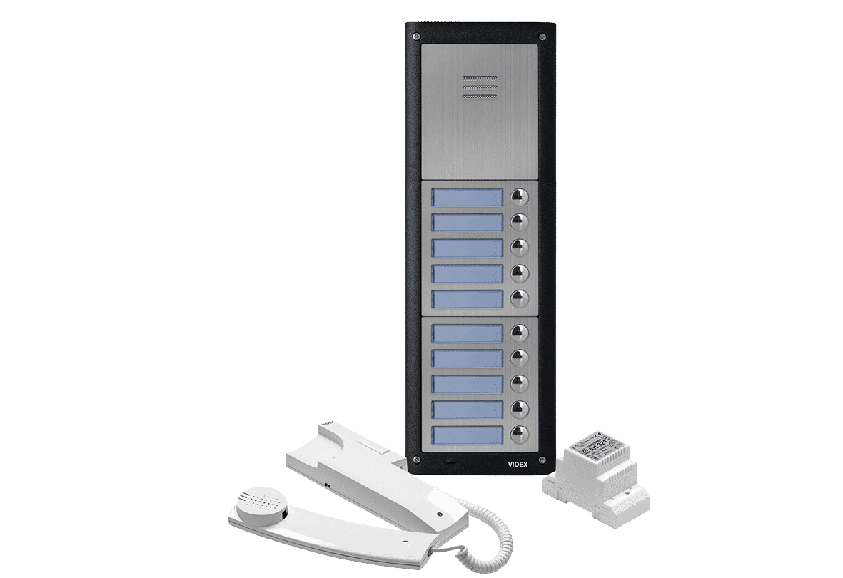 Videx 4K-10S 10 Way Surface Mount 4000 Series Intercom