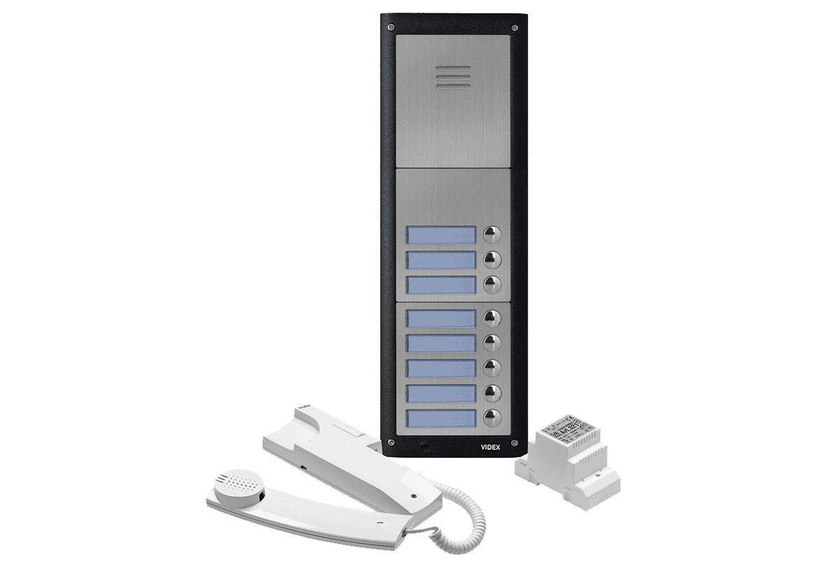 Videx 4K-8S 8 Way Surface Mount 4000 Series Intercom