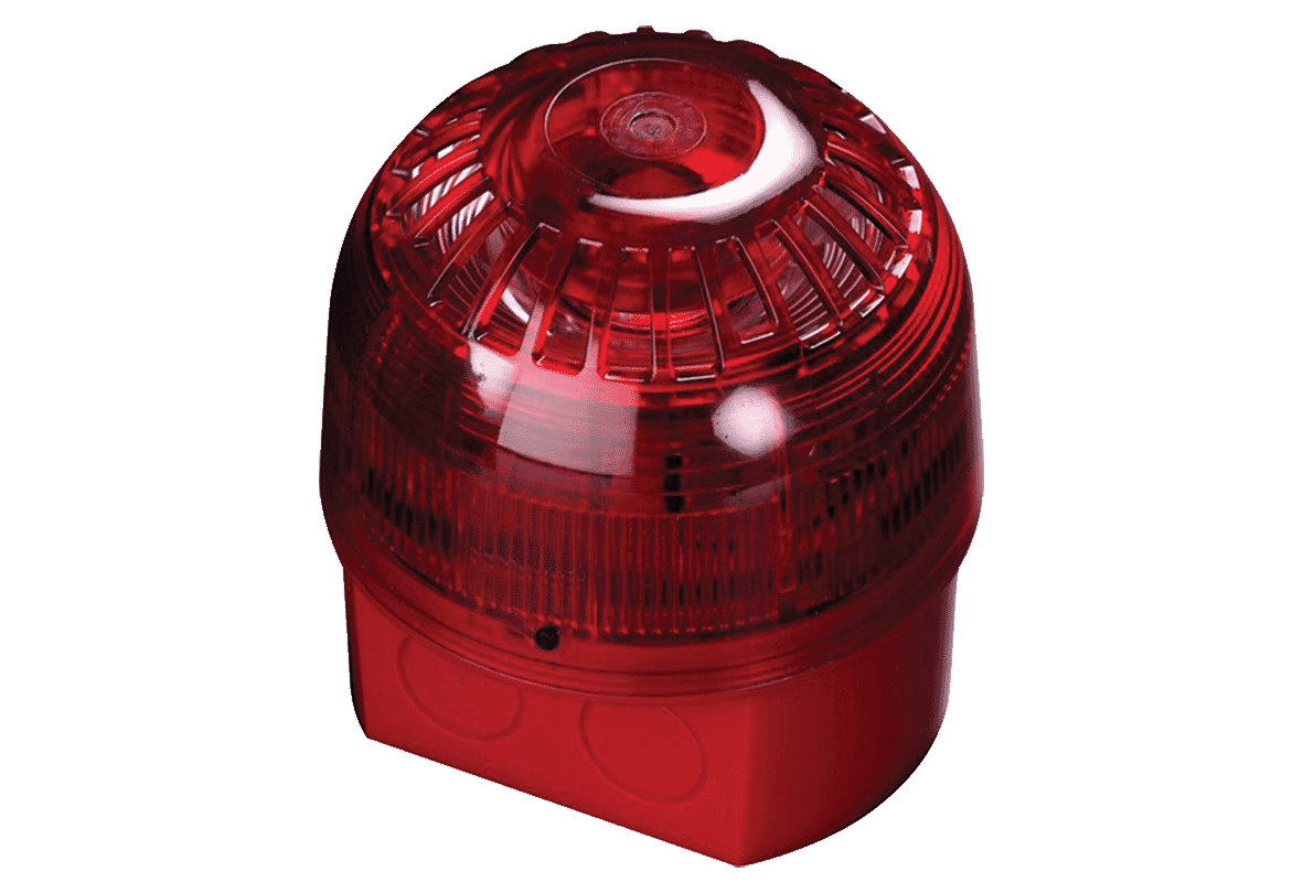 Apollo AlarmSense Open-Area Sounder VID - Red Body (Red Flash)
