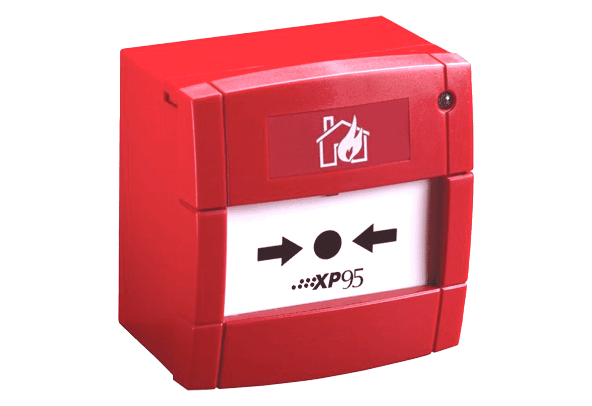 Apollo XP95 Manual Call Point Surface with isolator - Red