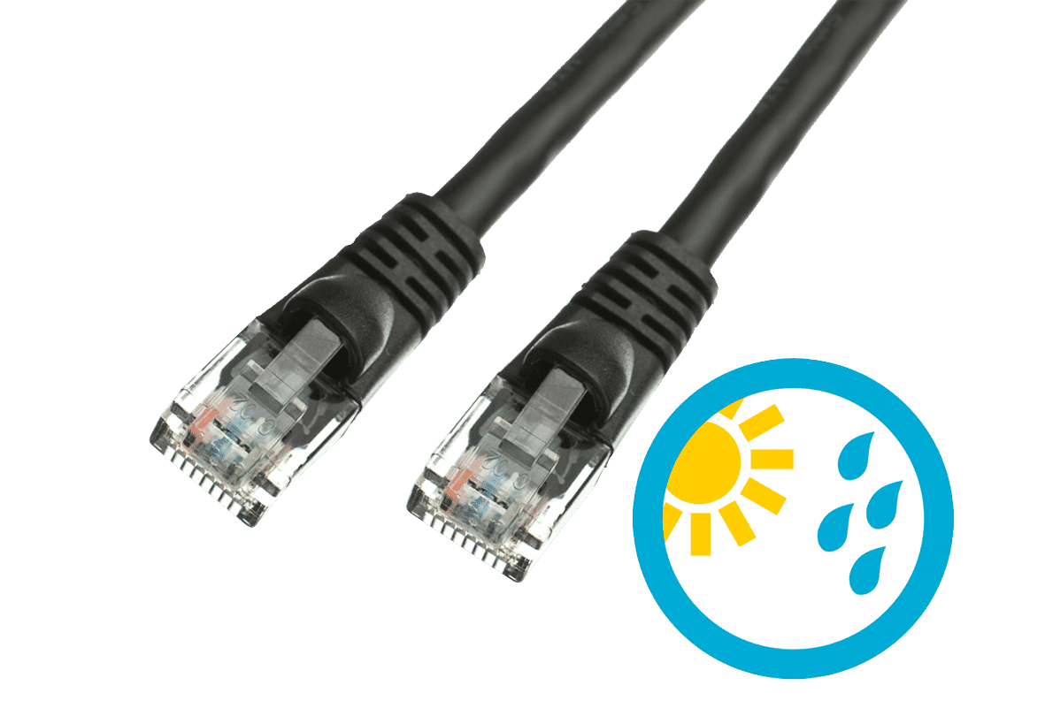 Cat6 PE UTP Outdoor External RJ45 Patch Cable