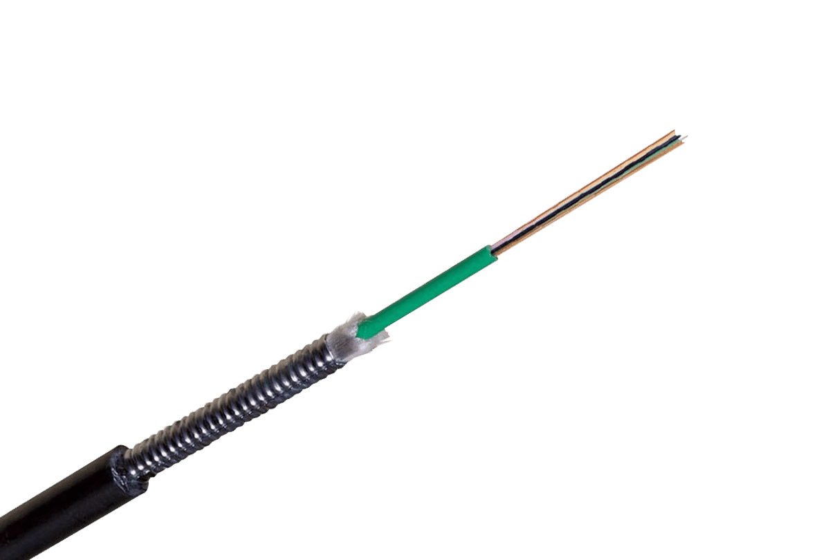 OS2 Single Mode 9/125 CST Light Armoured Fibre Optic Cable | Connectec.uk