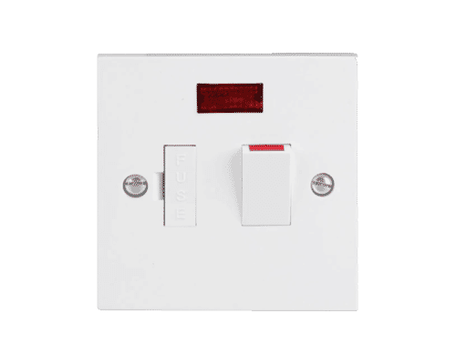 Deta 13A Switched Fused Spur with Neon Electrical Connection Unit White ... Deta 13A Switched Fused Spur with Neon Electrical Connection Unit White ...