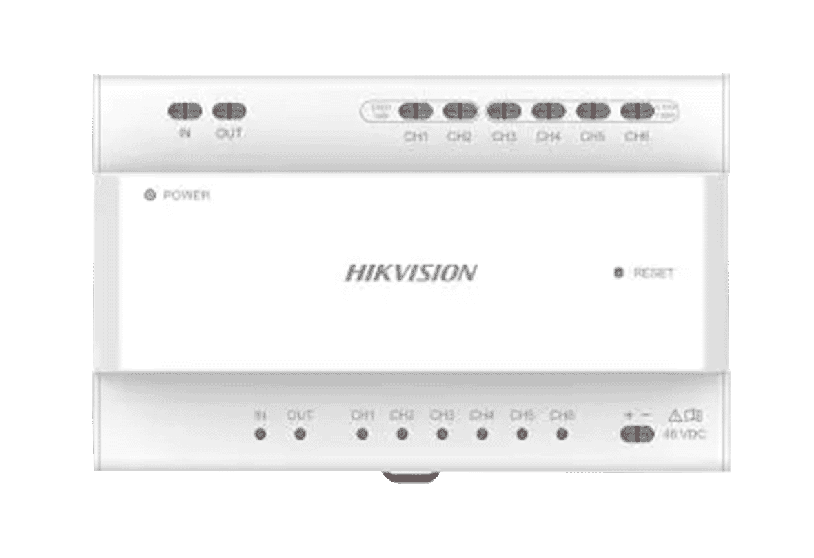Hikvision DS-KAD7060EY 2-Wire HD Intercom Distributor with Loop Through