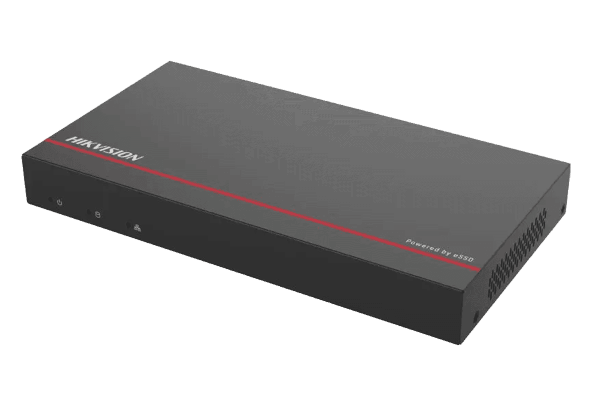 Hikvision DS-E08NI-Q1/8P 4MP 8-Channel Smart Eco PoE NVR with 2TB eSSD ...