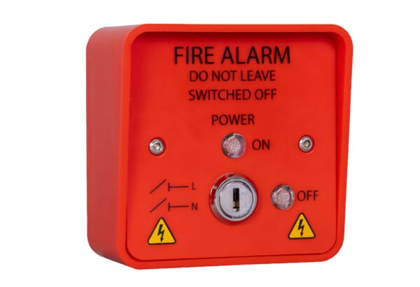 RGL FIREIS01 Red Fire Alarm On/Off Latching Isolation Switch