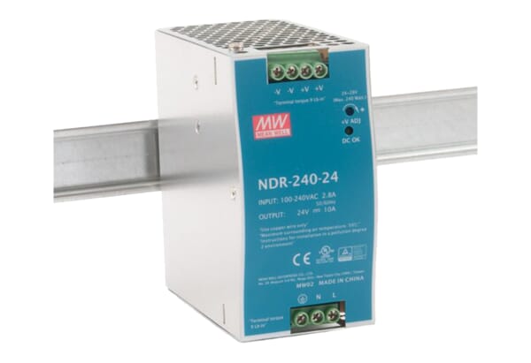 Mean Well 24V 10A 240W Din-Rail Power Supply