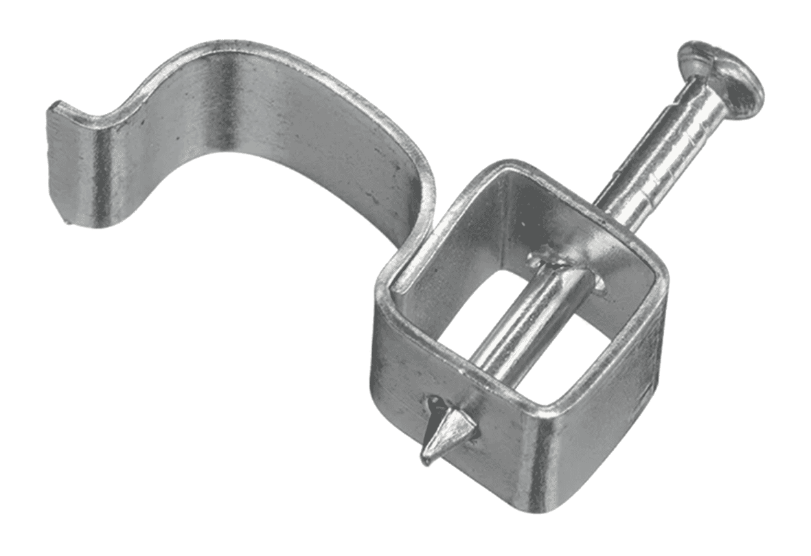 Twin and Earth Flat Cable Clips Metal 6.0mm Fire Rated 100 Pack ...