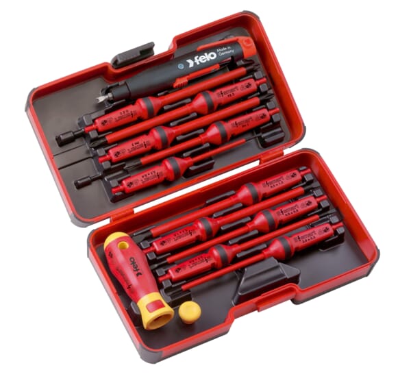 Felo XL-Strongbox E-Smart VDE Industrial Cased Tool Set 13-pcs