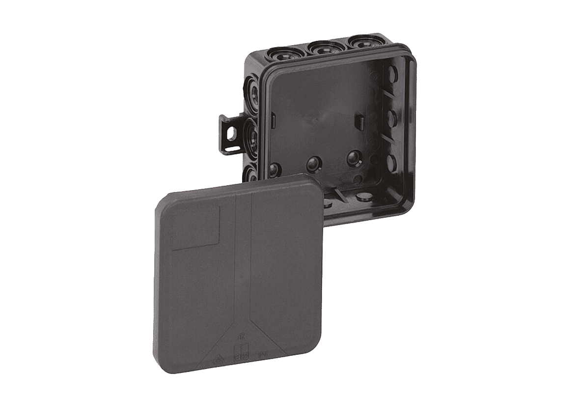 Spelsberg IP55 85 x 85 x 37mm Junction Box Black
