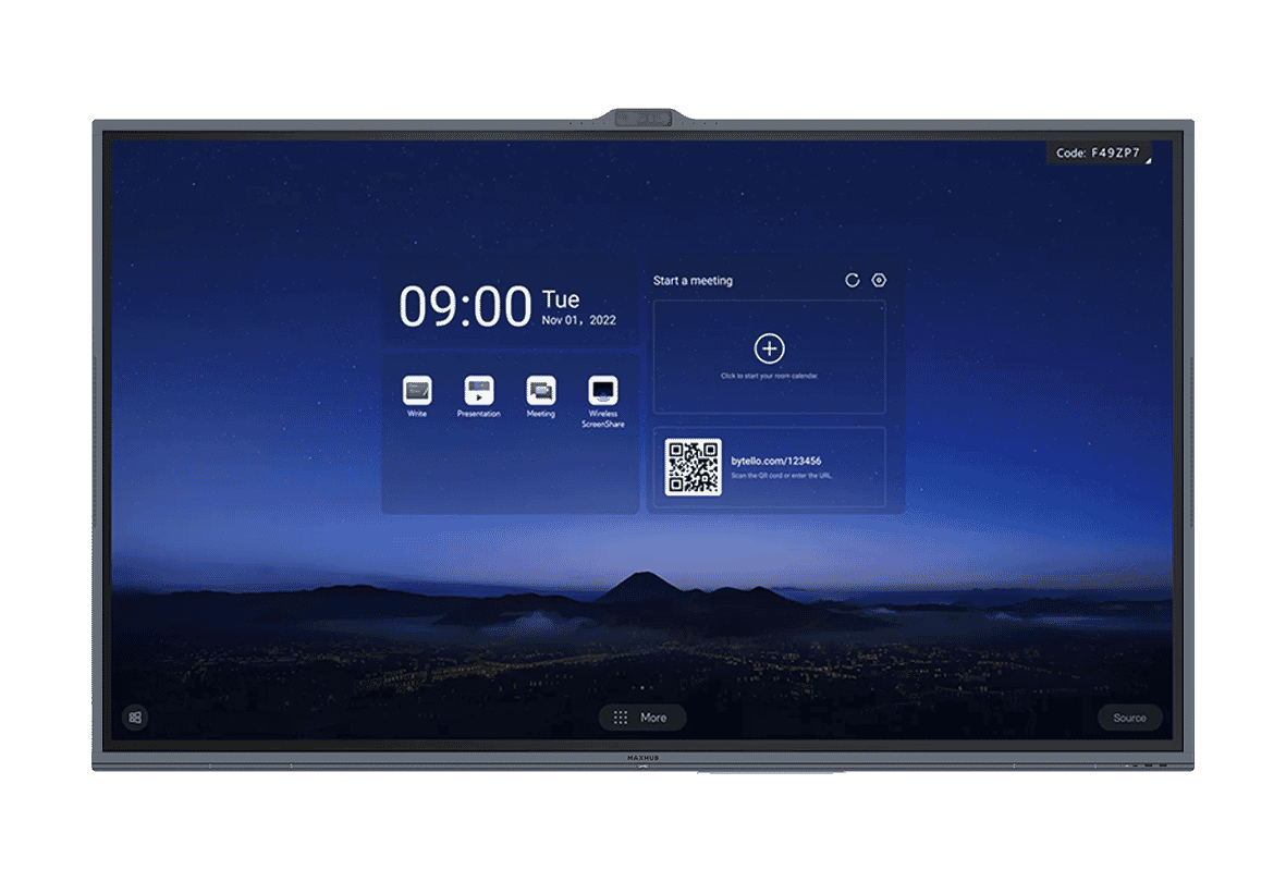 Maxhub V6530 65" ViewPro 4K All-in-one Collaboration Conference IFP Display