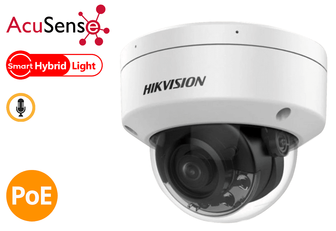 Hikvision DS-2CD2147G2H-LISU 4MP IP Hybrid Colorvu and IR Acusense Dome ...