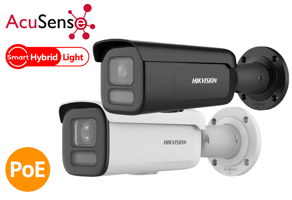 Hikvision DS-2CD2647G2HT-LIZS 4MP Hybrid ColorVu and IR Acusense Bullet ...
