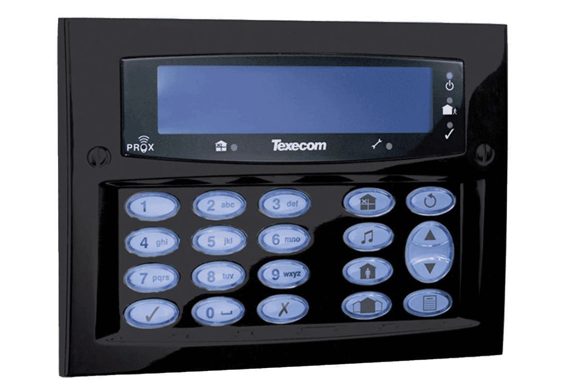 Texecom DBD-0130 Premier Elite SMK Surface Mount keypad Diamond Black