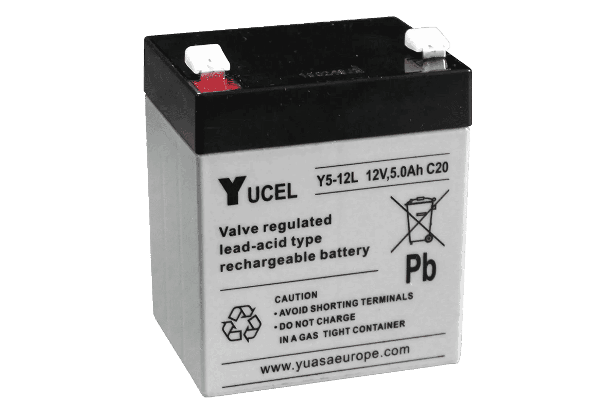 Yuasa Y5-12L Yucel Yuvolt 12v 5Ah Lead Acid Rechargeable Battery ...