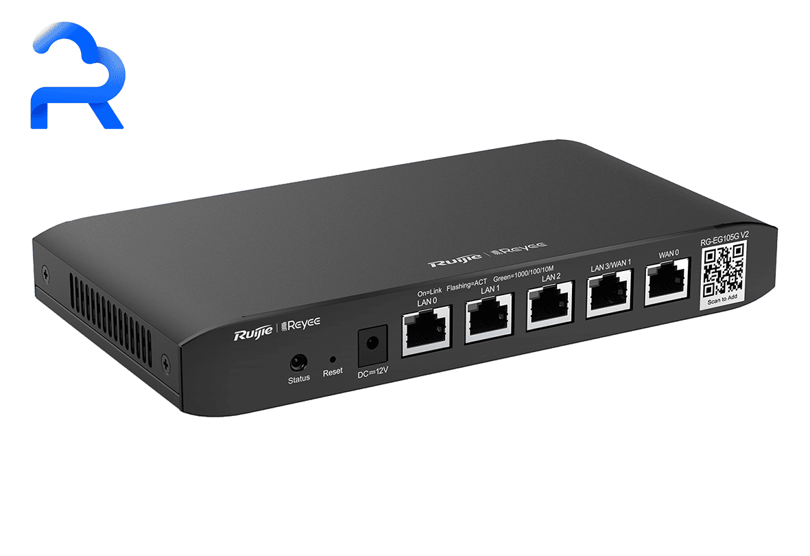 Ruijie RG-EG105G V2 Reyee Cloud Managed Gigabit Load-Balancing Wired Router